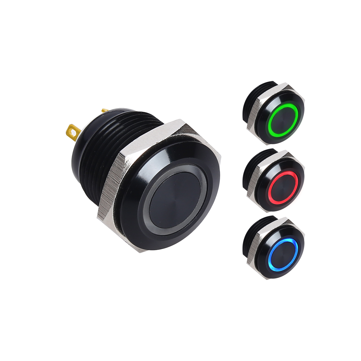 News - RGB LED push button with automatic color change