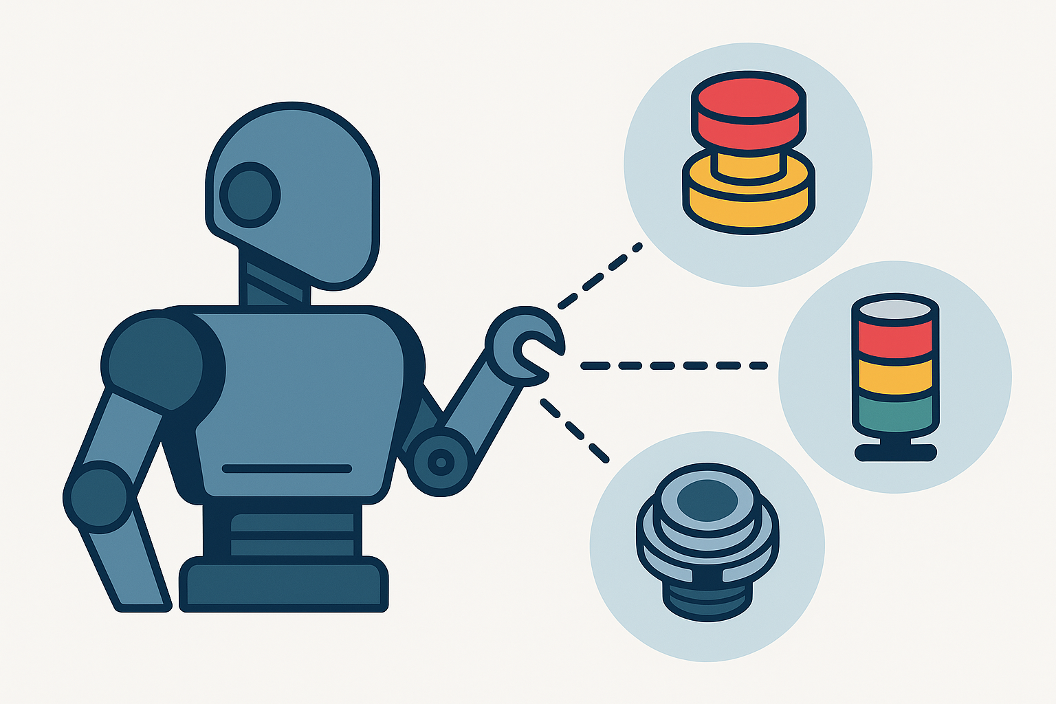 News - Symbiosis Between Robots and Push Button Switch